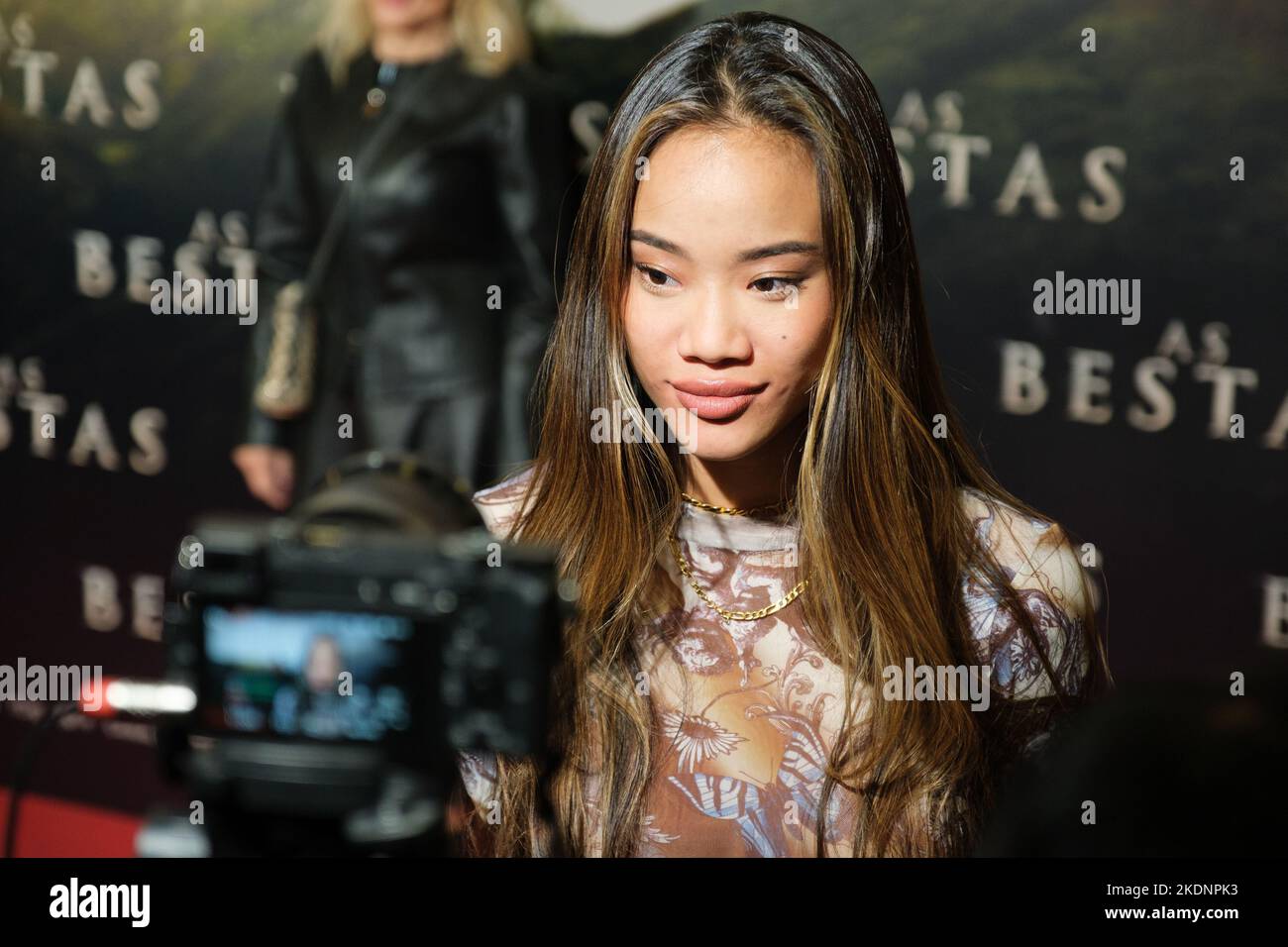 Madrid, Spain. 07th Nov, 2022. Nona Sobo attends the premiere of the ...