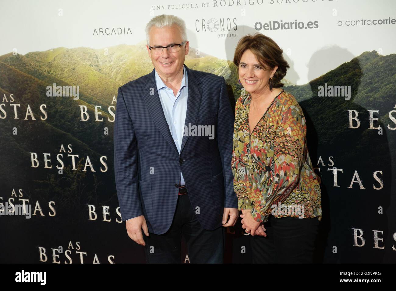Madrid, Spain. 07th Nov, 2022. Baltasar Garzon and Dolores Delgaldo ...