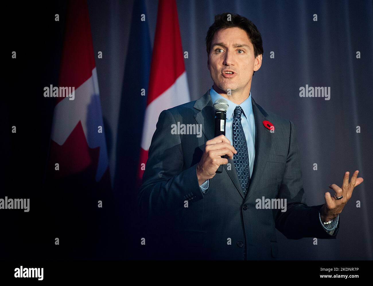 Montreal, Monday, November 7, 2022. Prime Minister Justin Trudeau ...