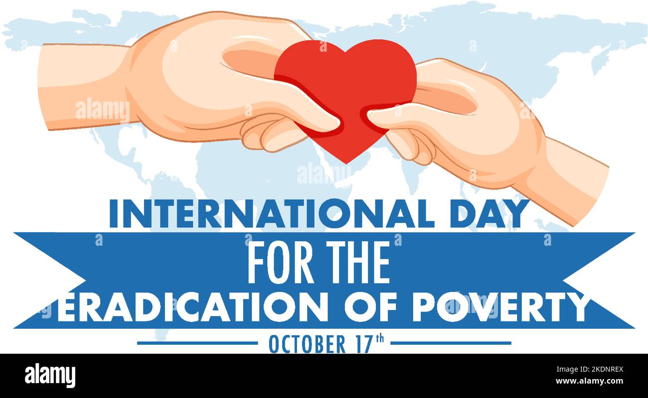 International Day For The Eradication Of Poverty Illustration Stock