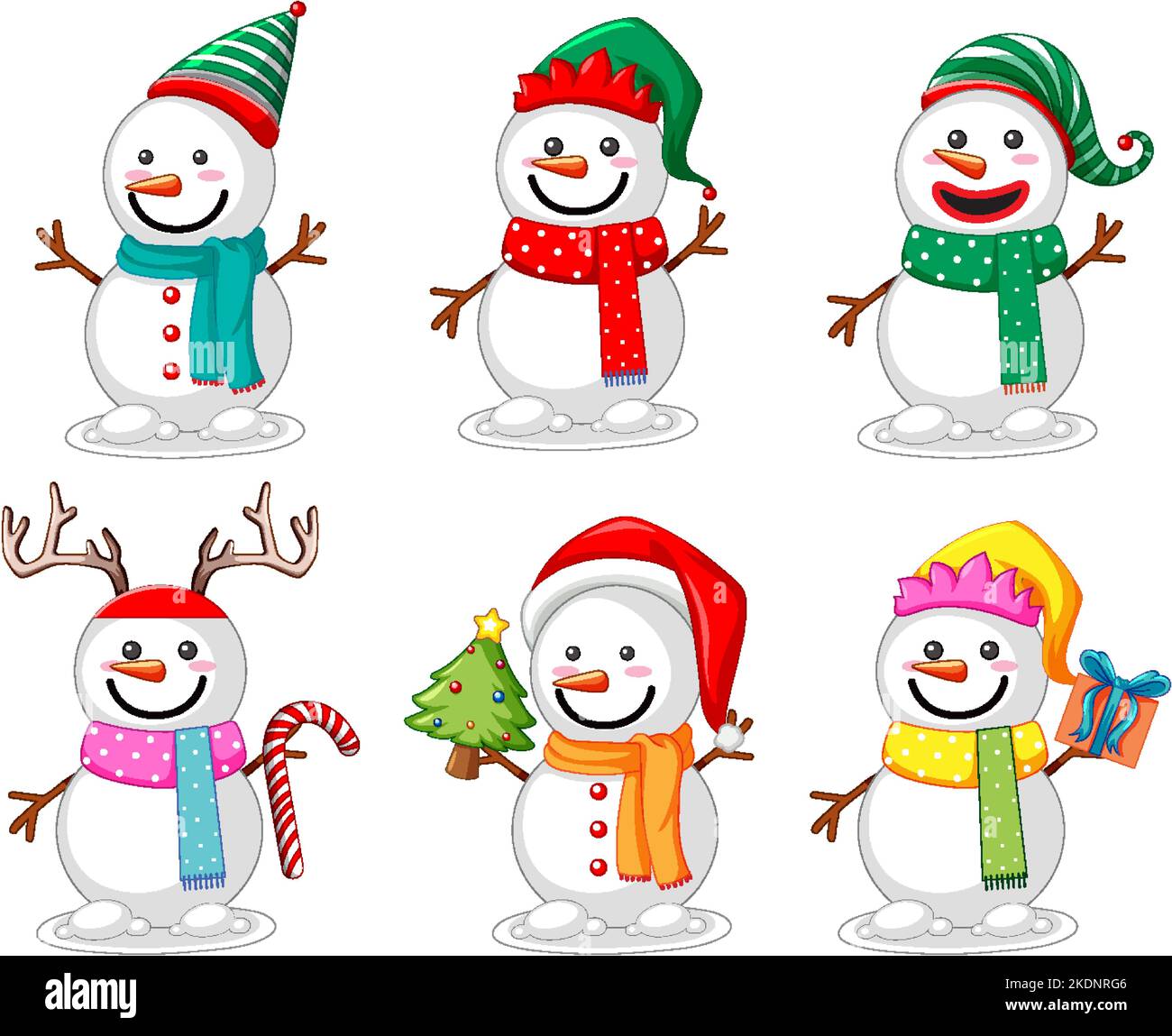 Snowman series Cut Out Stock Images & Pictures - Alamy