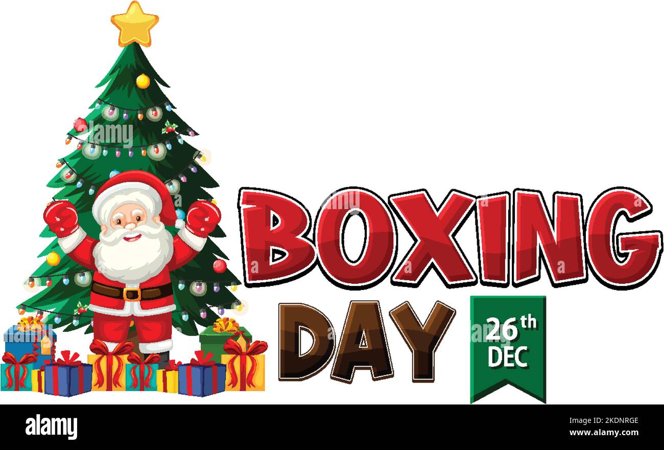 Boxing Day Banner Design illustration Stock Vector Image & Art - Alamy