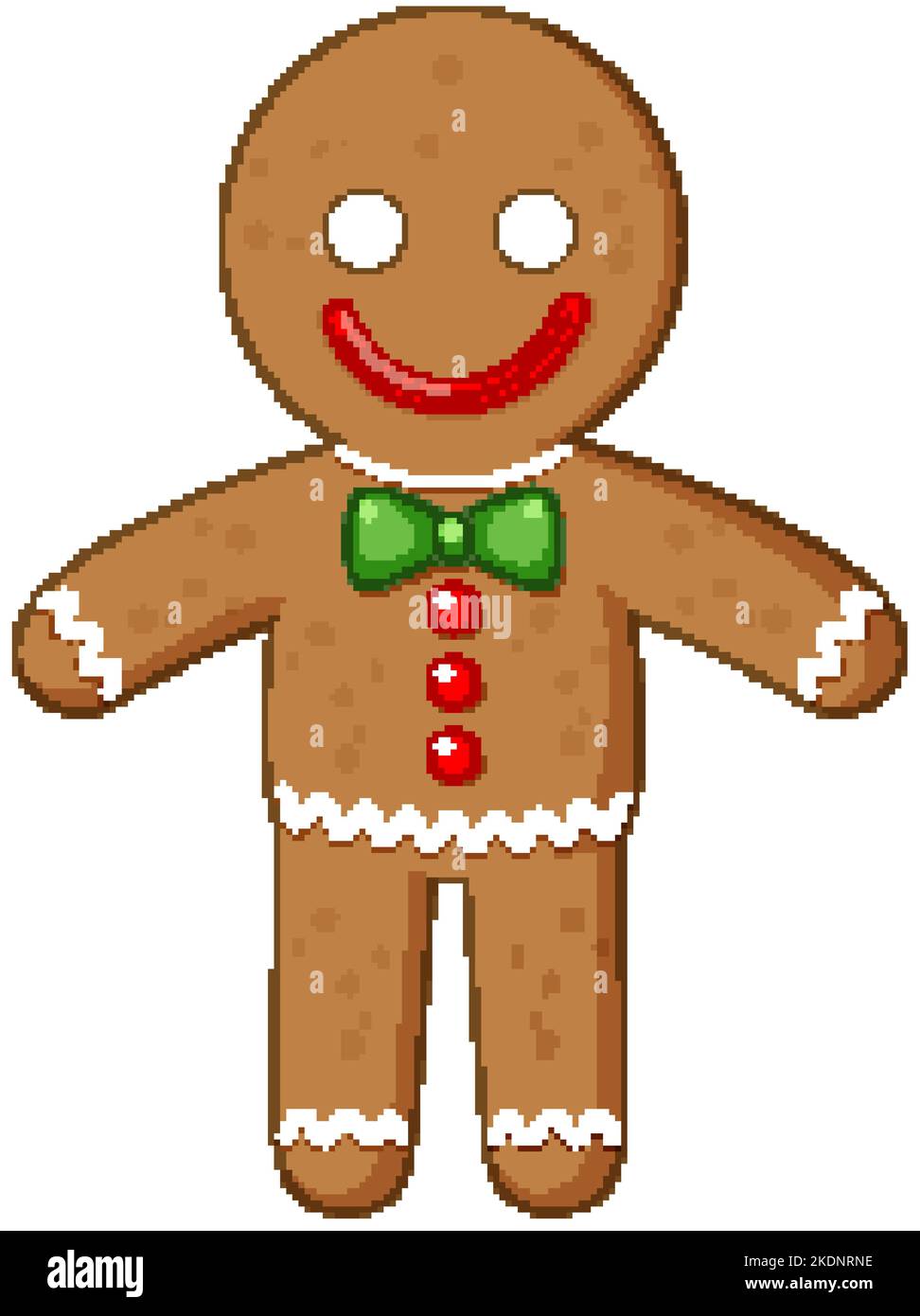 Gingerbread man for Christmas illustration Stock Vector Image & Art - Alamy