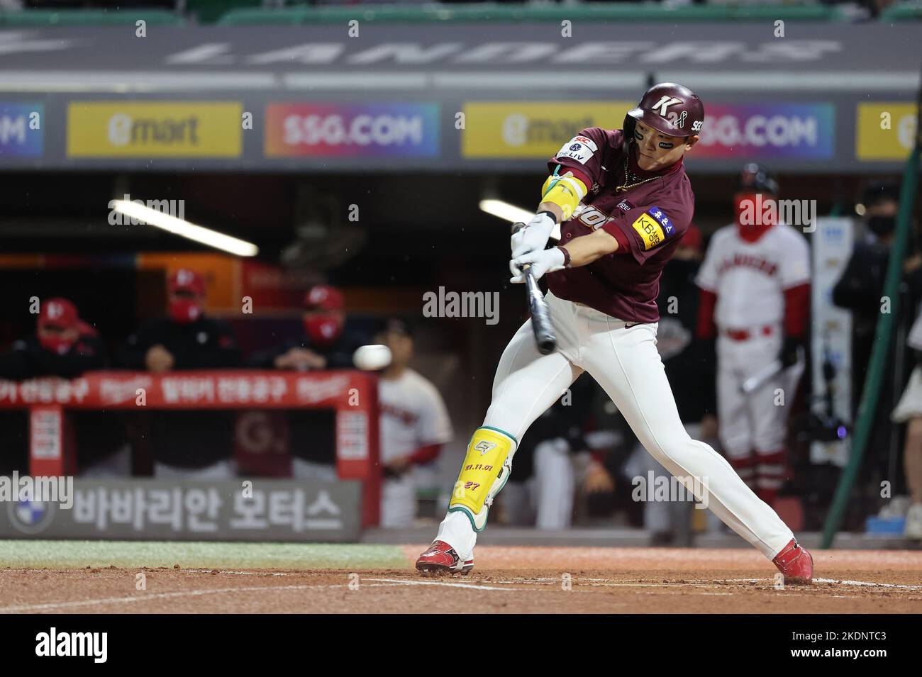 08th Nov, 2022. Baseball: 2022 Korean Series Kim Tae-jin of the Kiwoom ...