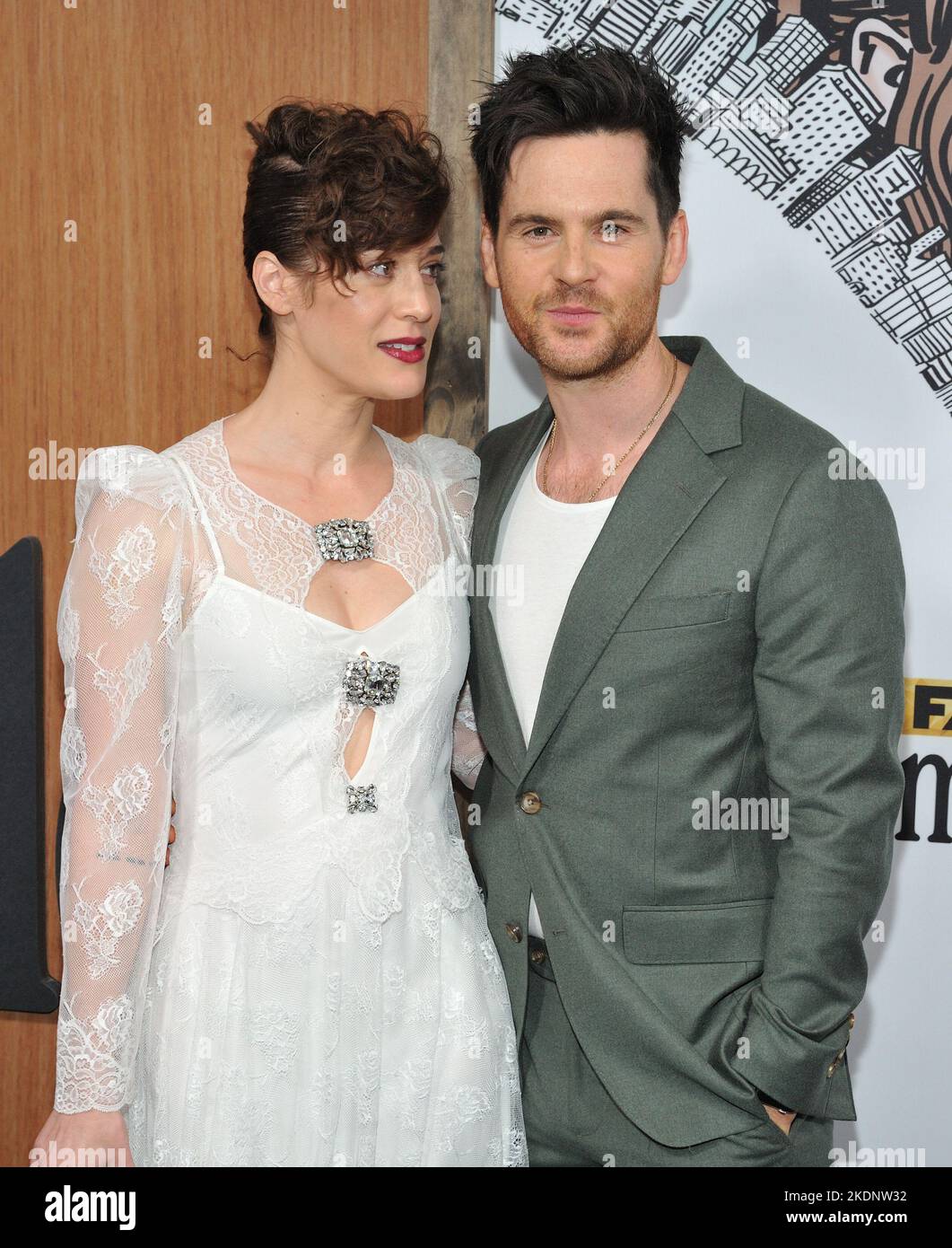 New York, NY, November 7, 2022, L-R: Lizzie Caplan and Tom Ryder attend ...