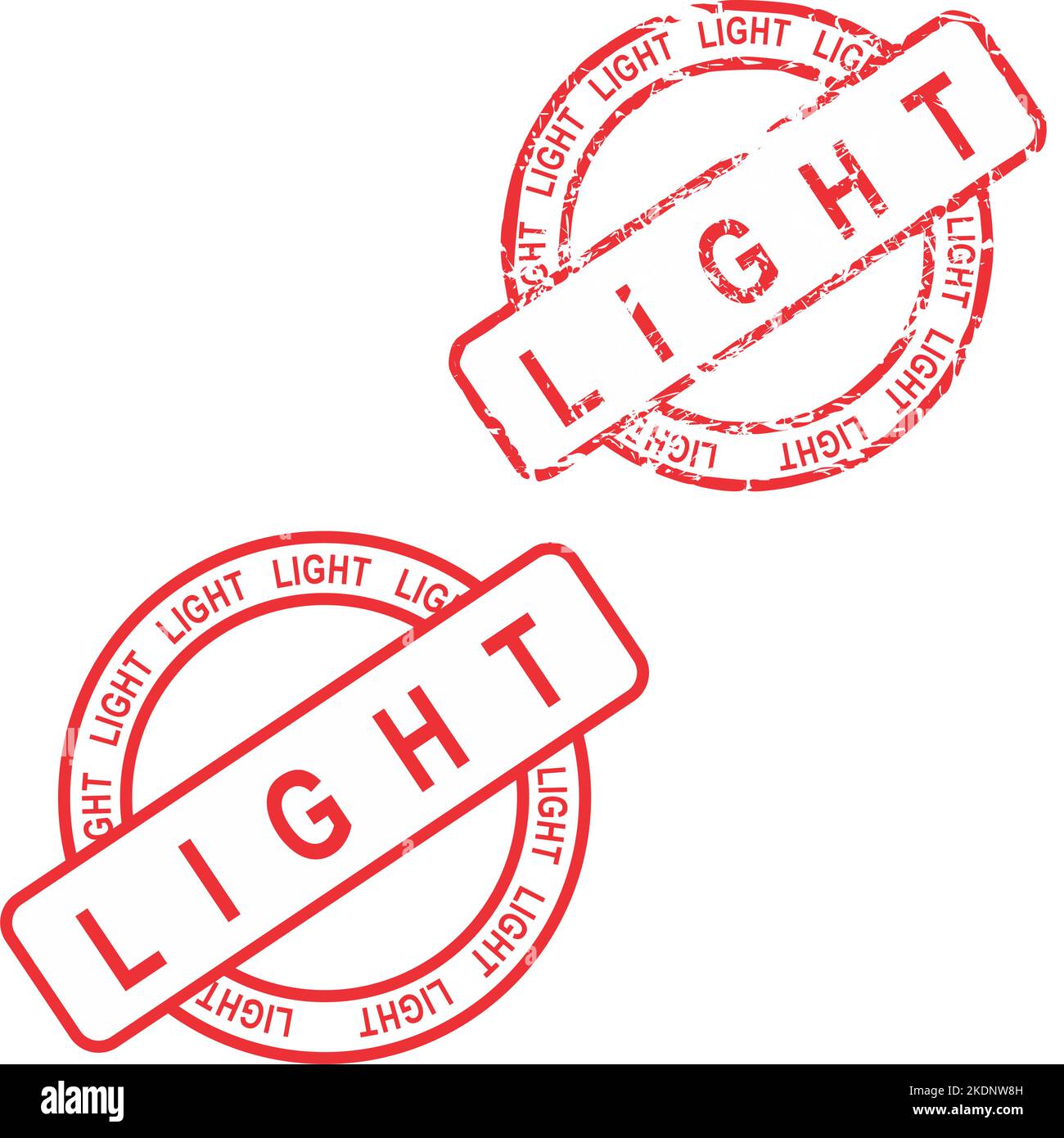 light red stamp sticker in vector format very easy to edit Stock Vector ...