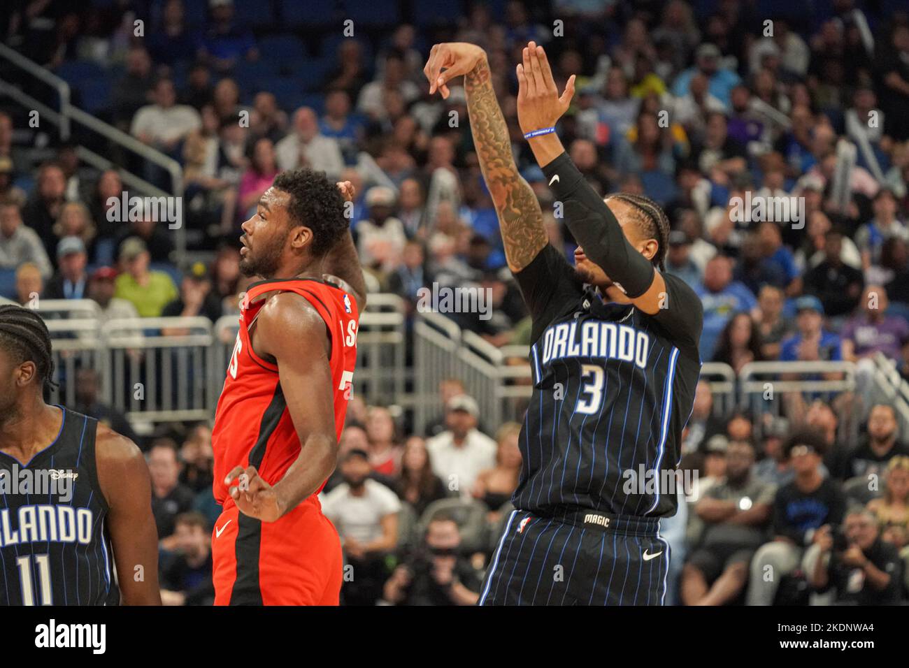 Orlando, Florida, USA, November 7, 2022, Orlando Magic's Chuma Okeke #3 ...