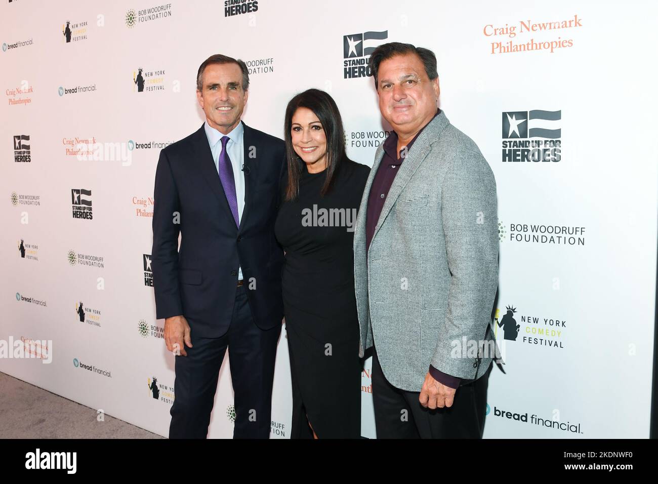 New York, NY, November 7, 2022. Bob Woodruff, Caroline Hirsch and Ralph ...