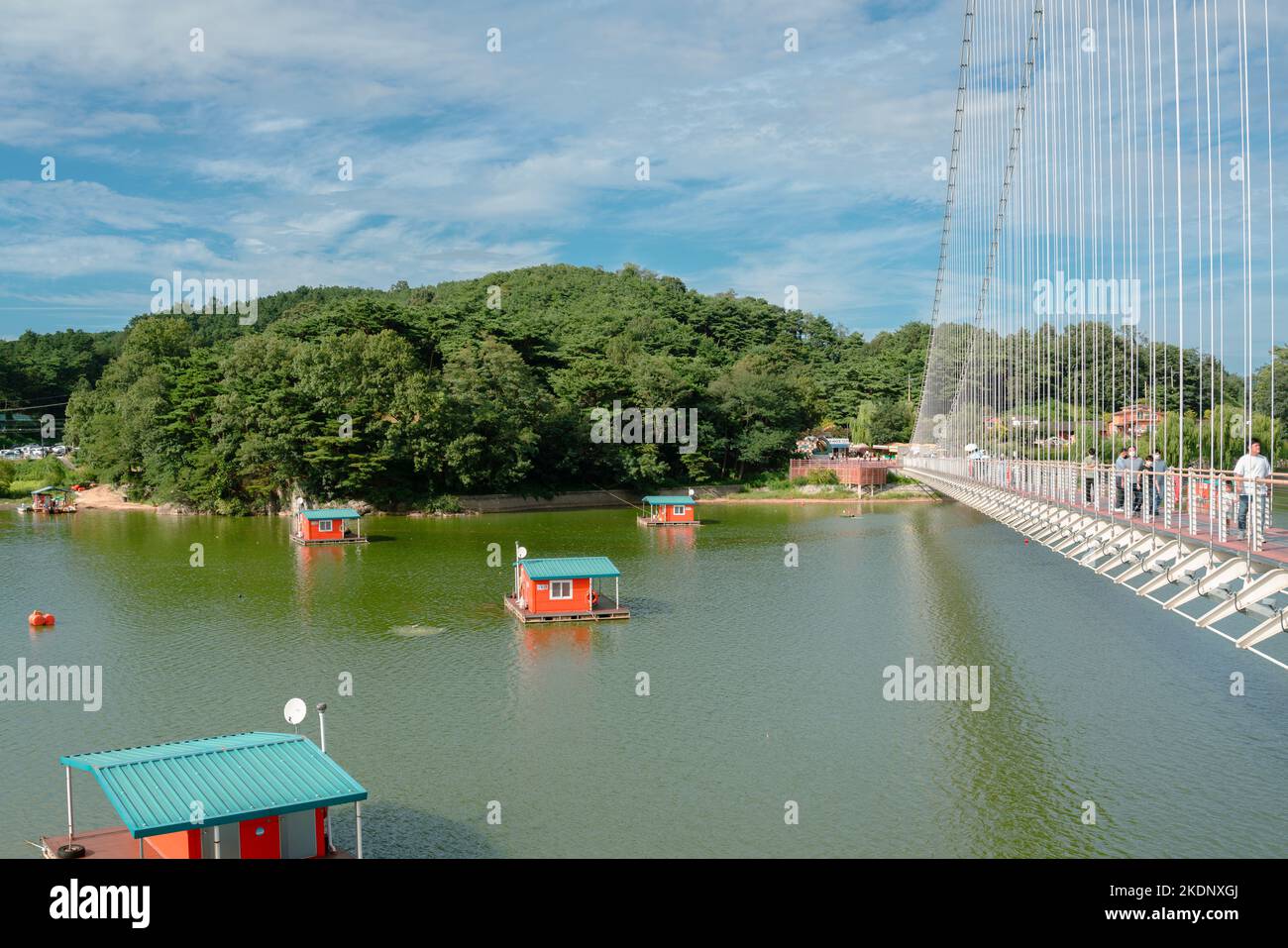 Yesan, Korea - September 10, 2022 : Yedang Lake and Yedangho Suspension ...