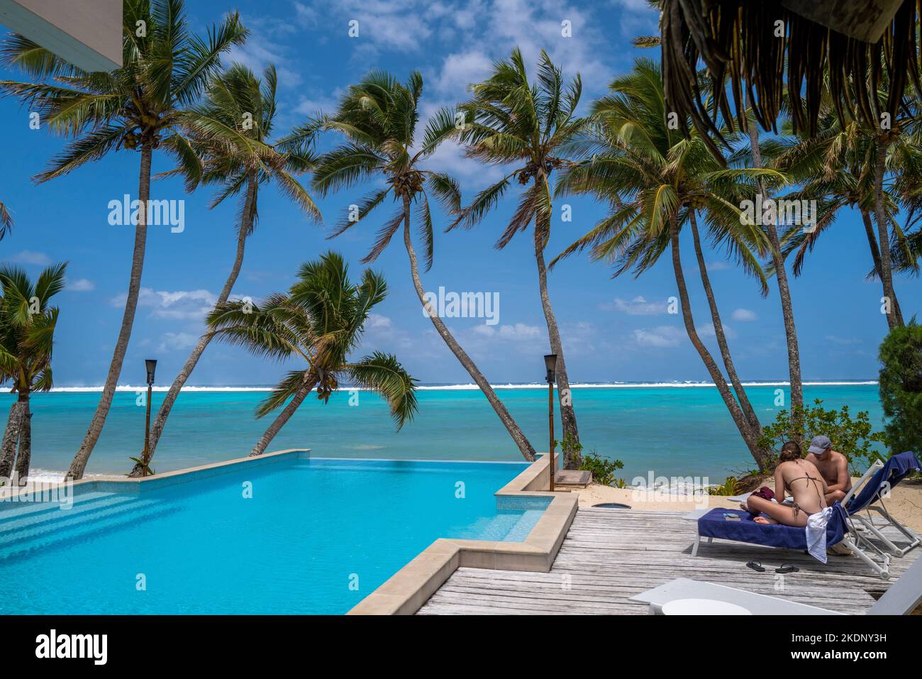 Raratonga Cook Islands trip 2022 holiday resort palm trees swimming ...