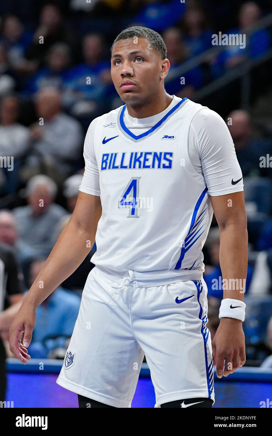 St. Louis, US, NOVEMBER 07, 2022: Saint Louis Billikens guard Javon ...