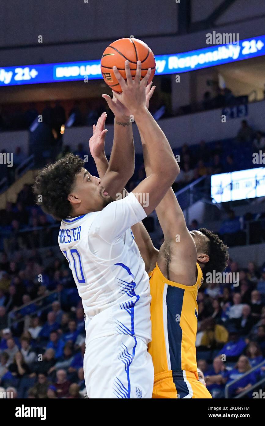 St. Louis, US, NOVEMBER 07, 2022: Saint Louis Billikens forward Jake ...