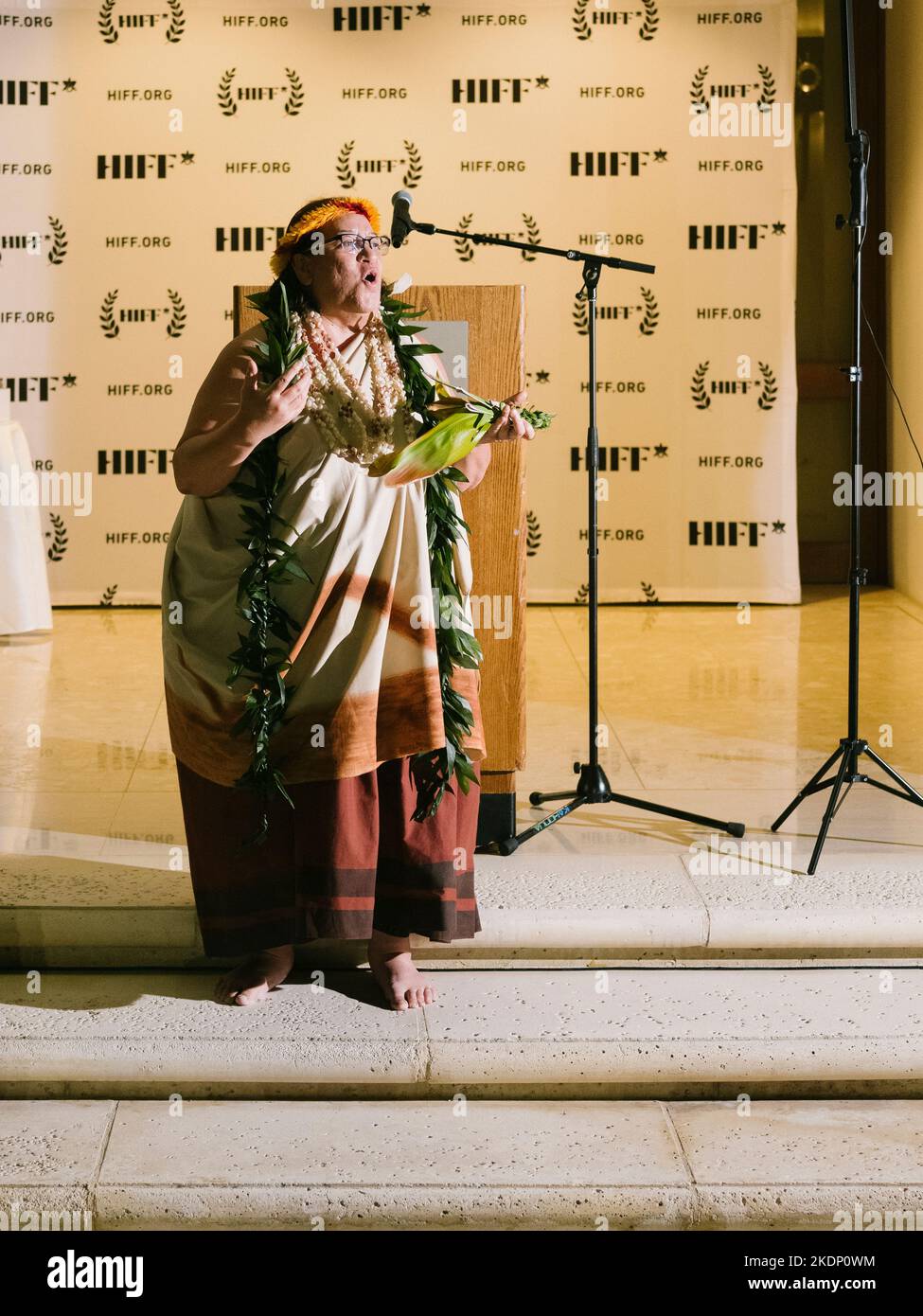 HONOLULU, HAWAII. Nov 2, 2022: Opening reception of the 42nd Annual ...
