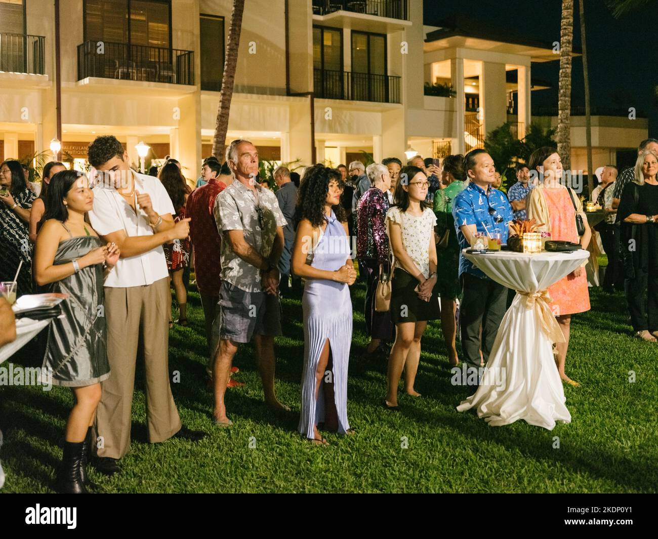 HONOLULU, HAWAII. Nov 2, 2022: Opening reception of the 42nd Annual ...