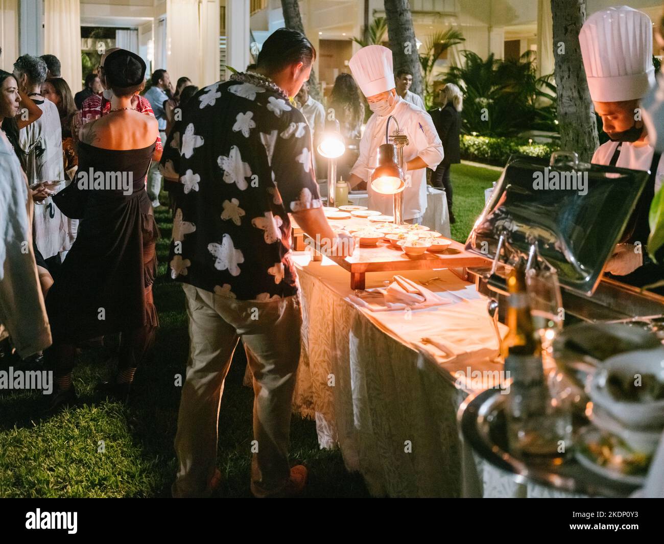 HONOLULU, HAWAII. Nov 2, 2022: Opening reception of the 42nd Annual ...