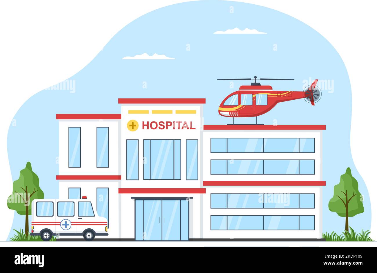 Medical Vehicle Ambulance Car or Emergency Service for Pick Up Patient ...