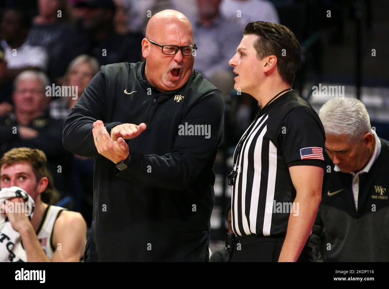 November 7, 2022: Steve Forbes is the head basketball coach of Wake ...