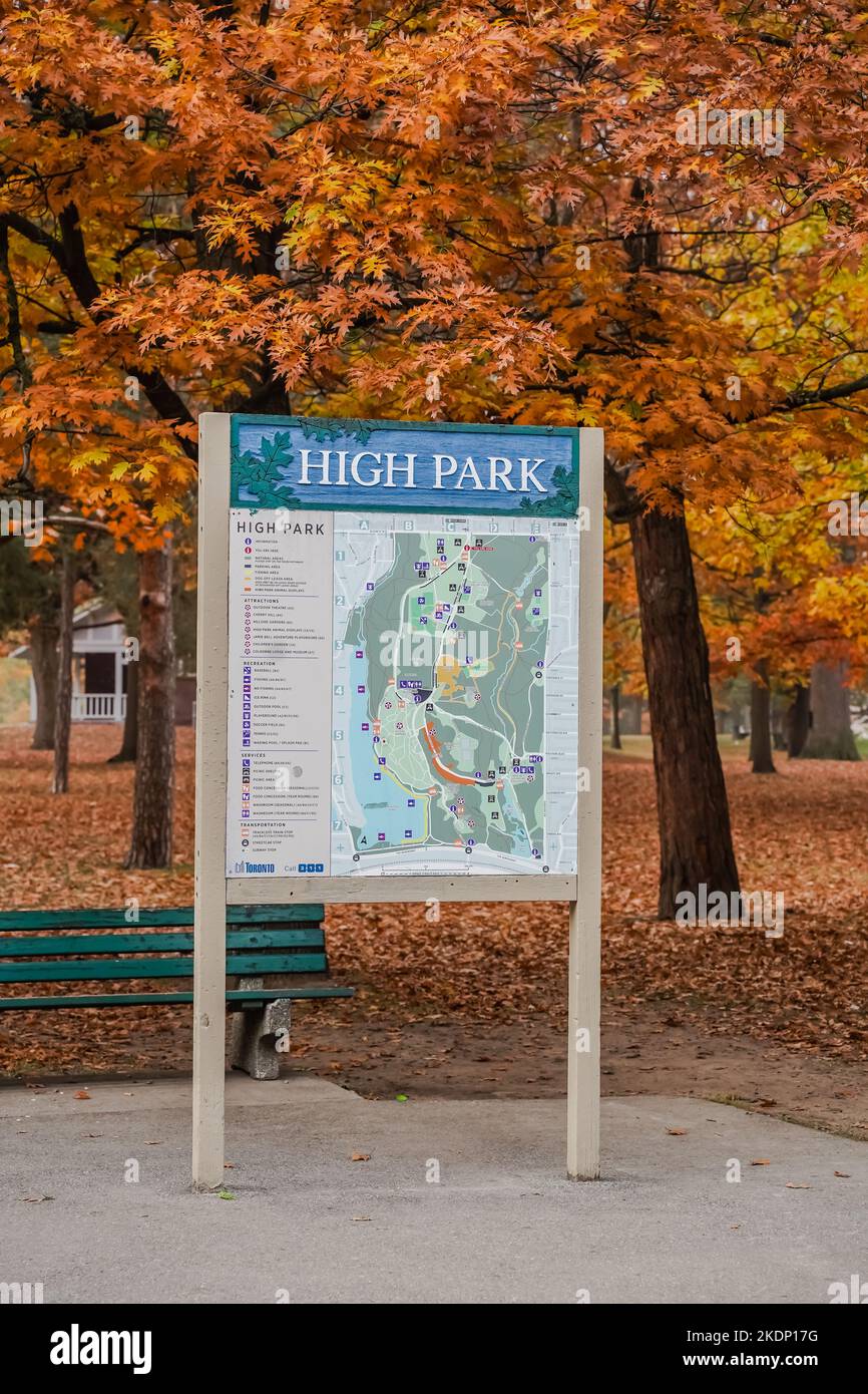 High park map hi-res stock photography and images - Alamy