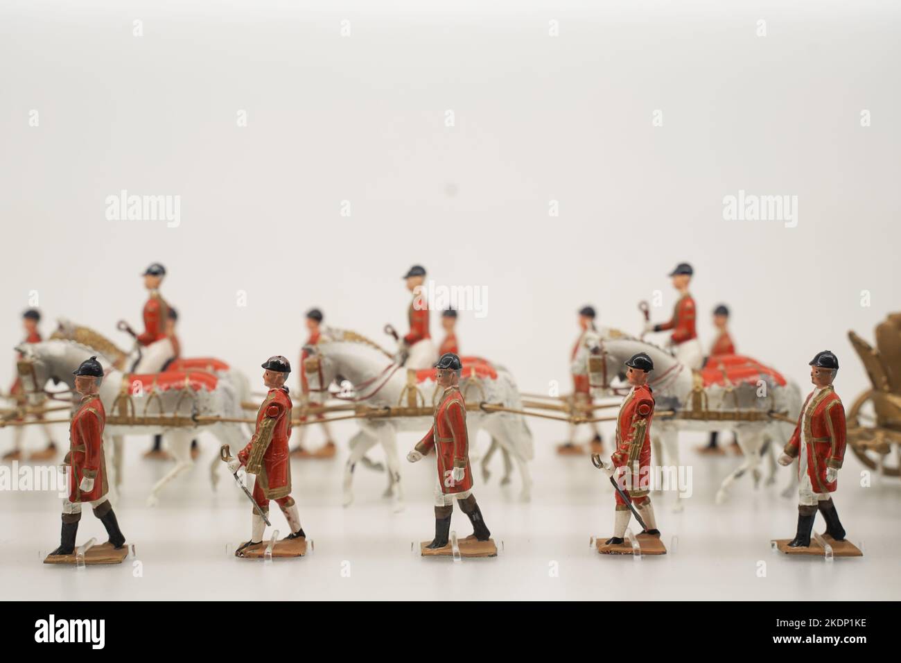 Vintage toy soldiers collectibles on display, made in Britain, popular ...