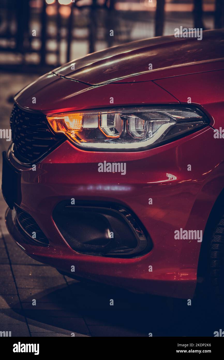 Fiat Tipo Night Portratis Stock Photo - Alamy