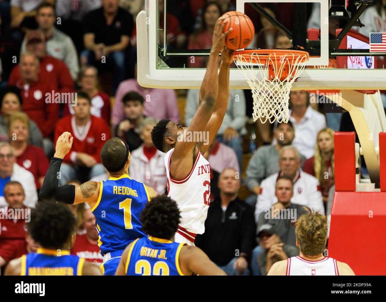 Bloomington, US - 07 Nov 2022, Indiana Hoosiers forward Jordan Geronimo ...