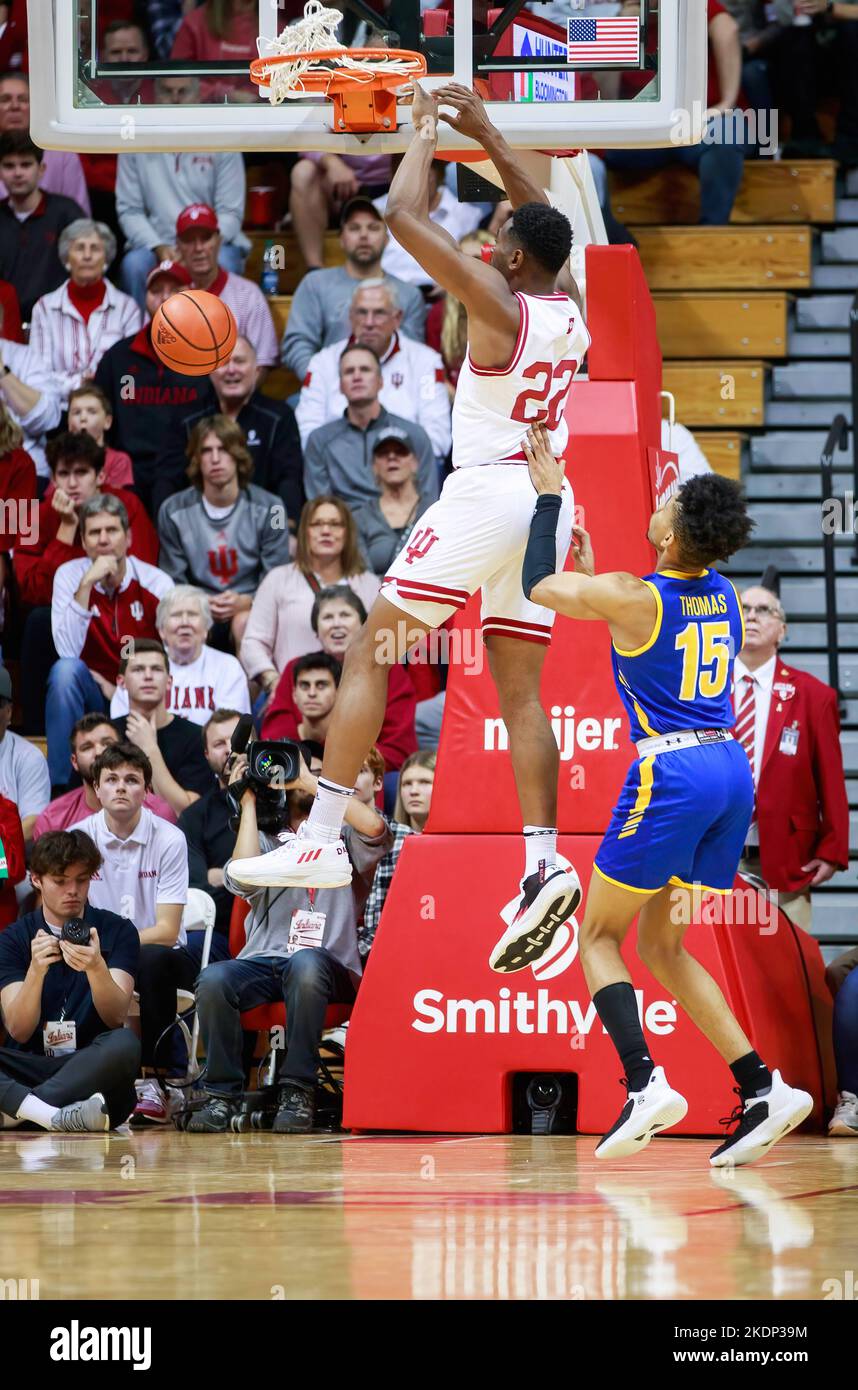 Bloomington, US - 07 Nov 2022, Indiana Hoosiers forward Jordan Geronimo ...