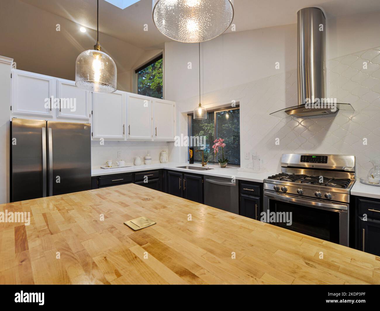 Luxury contemporary kitchen interior hi-res stock photography and ...