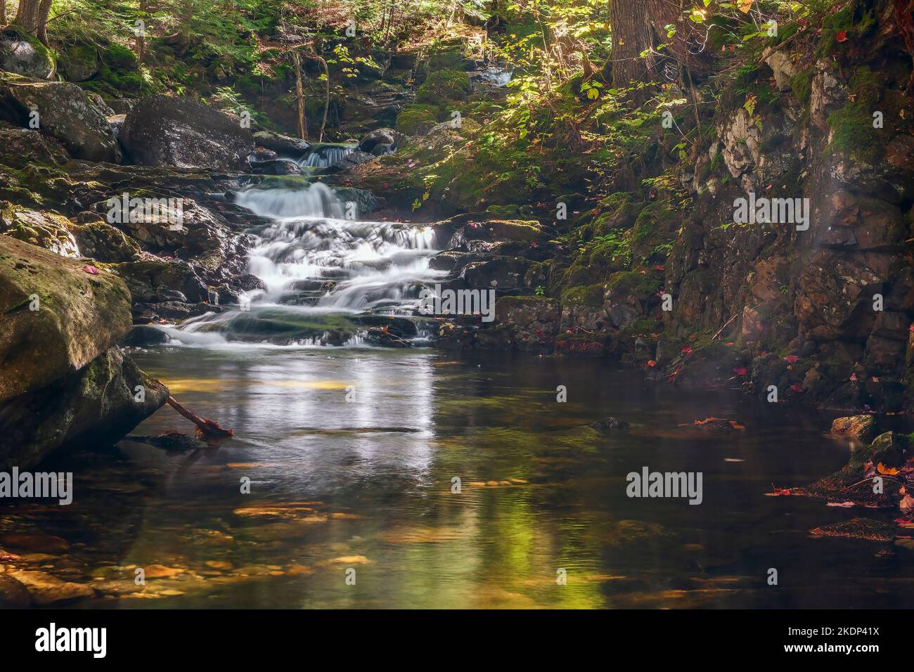 Cascades on the Snyder Brook. White Mountains. Randolph. New Hampshire ...