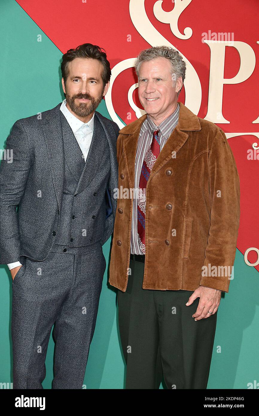 New York, New York, USA. 07/11/2022, Ryan Reynolds and Will Ferrell ...