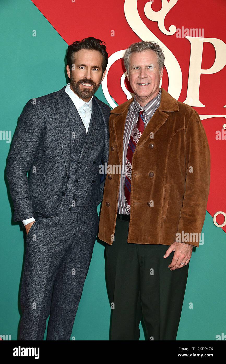 New York, New York, USA. 07/11/2022, Ryan Reynolds and Will Ferrell ...
