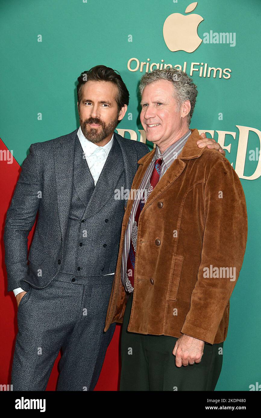 New York, New York, USA. 07/11/2022, Ryan Reynolds and Will Ferrell ...