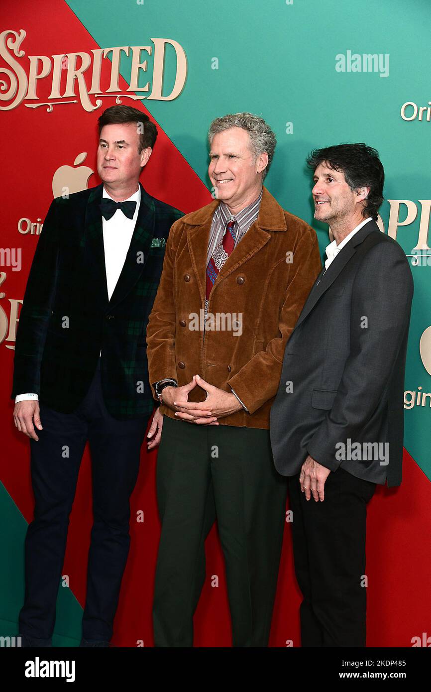 Zack Van Amburg, Will Ferrell and attends the Premiere of Apple ...