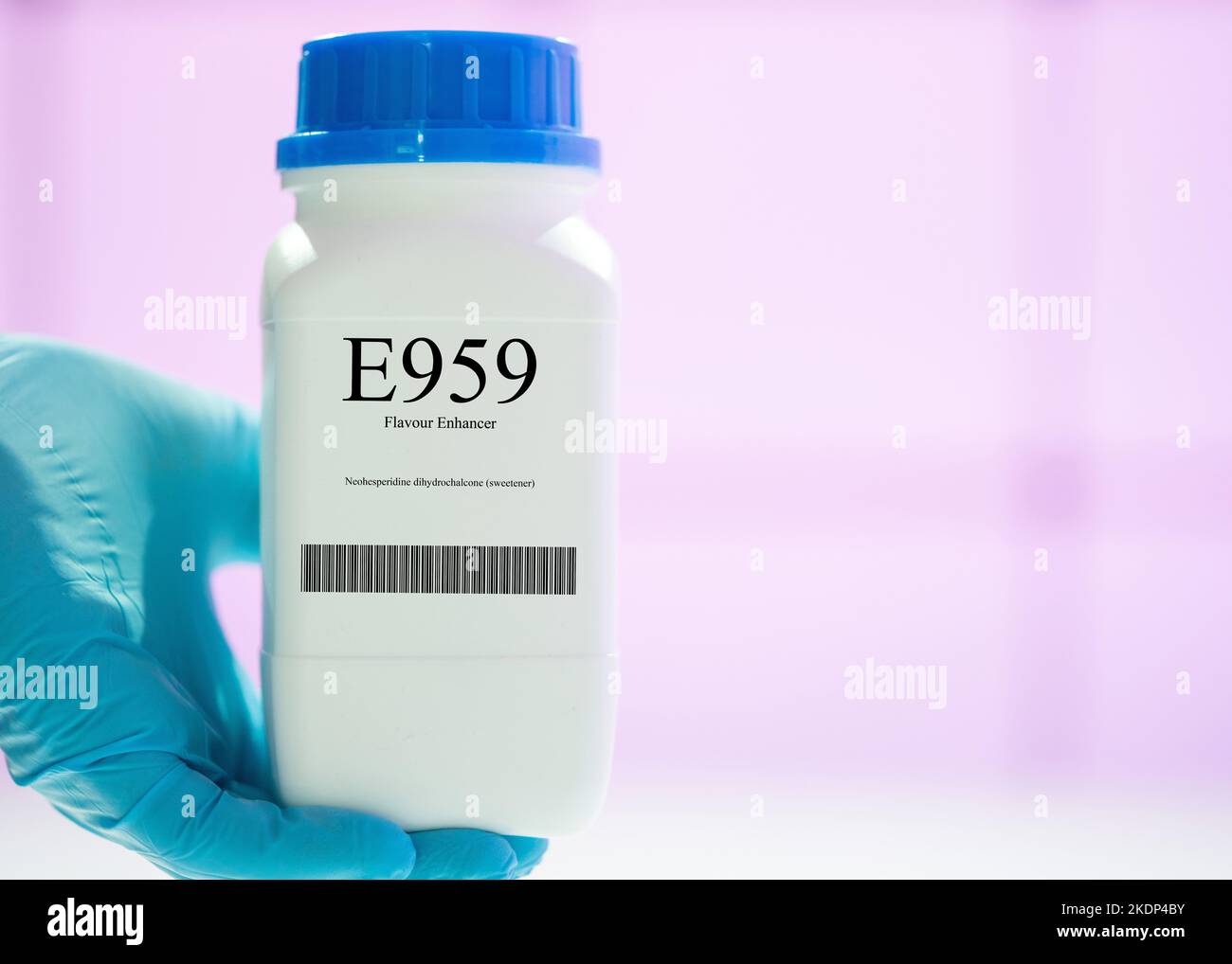 Packaging with nutritional supplements E959 flavour enhancer Stock ...