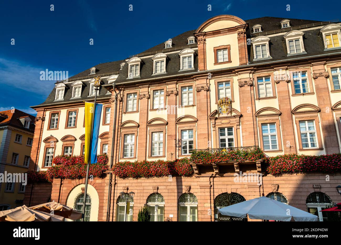 Town Hall on the Market Square of Heidelberg in Germany Stock Photo - Alamy