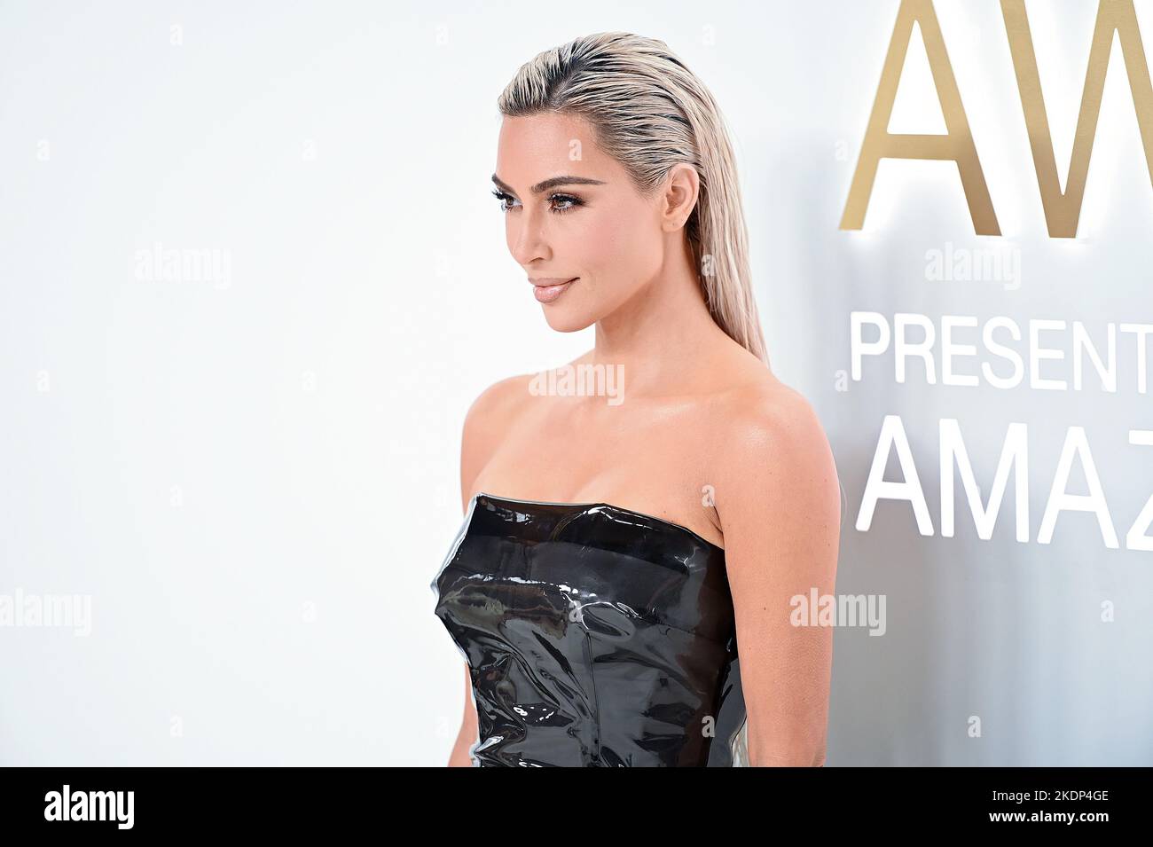 Cipriani in New York, NY, Nov. 7, 2022. Kim Kardashian walking on the red carpet during the 2022 ...
