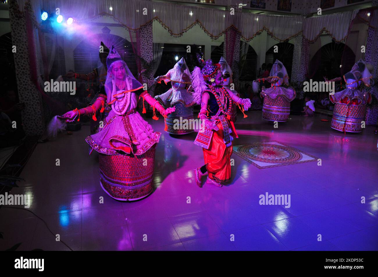 Non Exclusive: Nov 07,2022- Sylhet, Bangladesh: Manipuri Girls attire ...