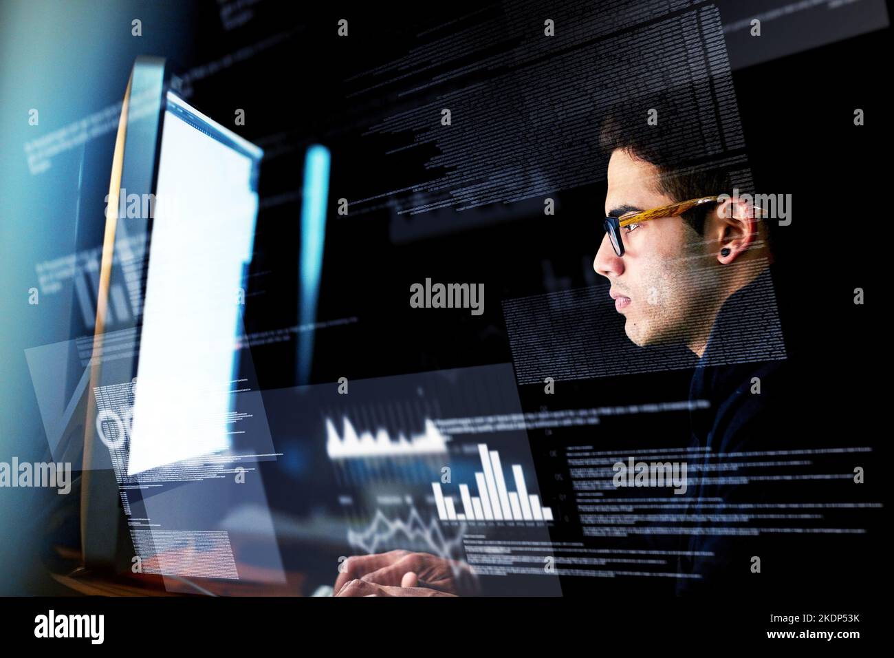 Monitor hacker hi-res stock photography and images - Alamy