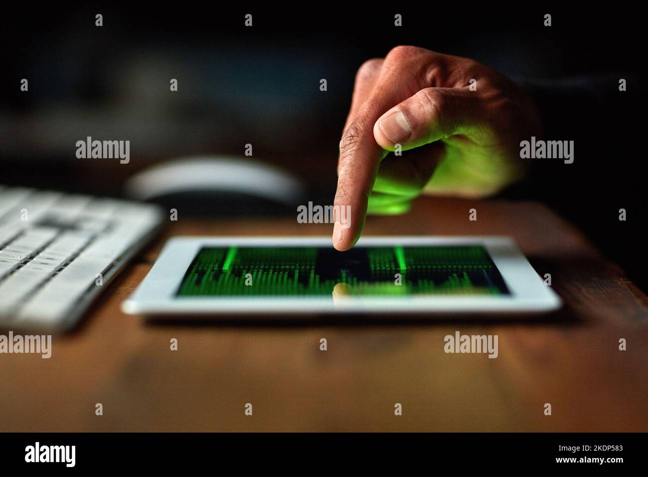 Hacking Just Got A Little Easier An Unidentifiable Hacker Cracking A Computer Code In The Dark