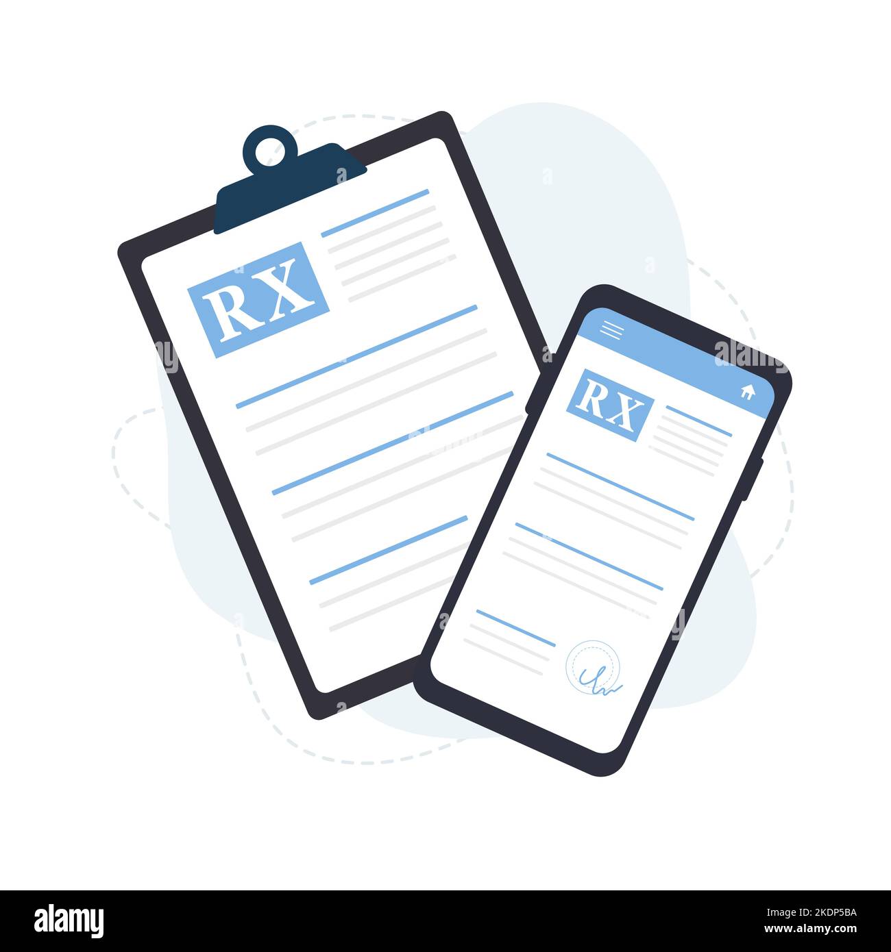 Rx pad Stock Vector Images - Alamy