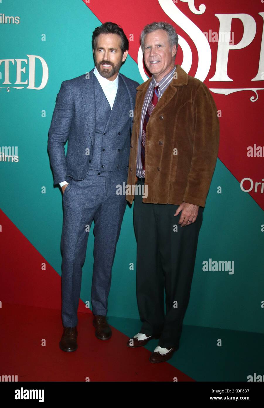 New York, NY, USA. 07th Nov, 2022. Ryan Reynolds and Will Ferrell at ...
