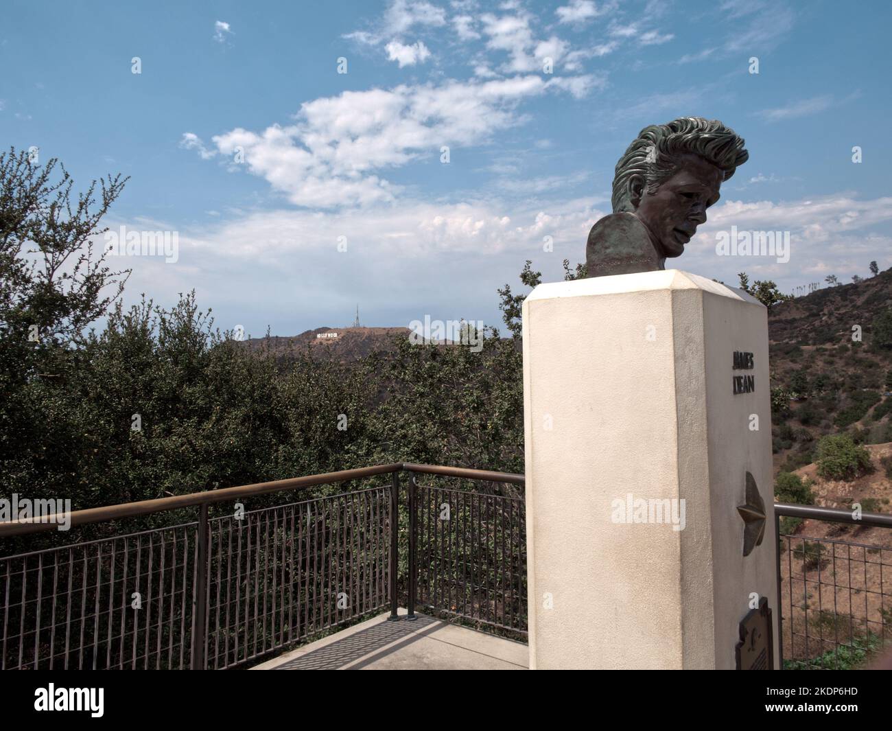 James Dean memorial from Rebel Without a Cause at the Griffith ...