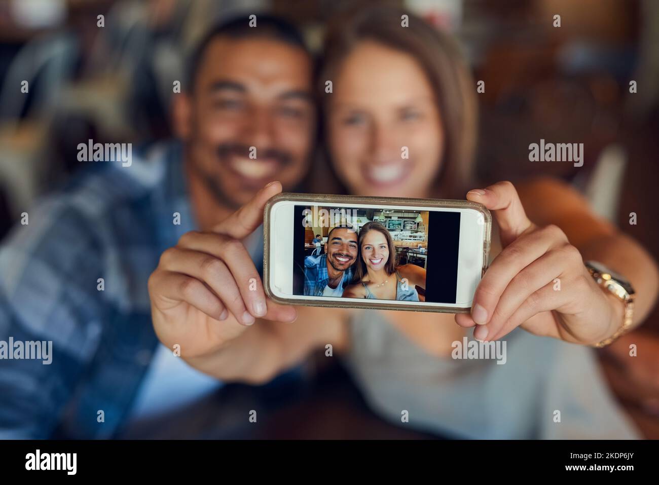 Now the world will know how good we look together. a young couple ...