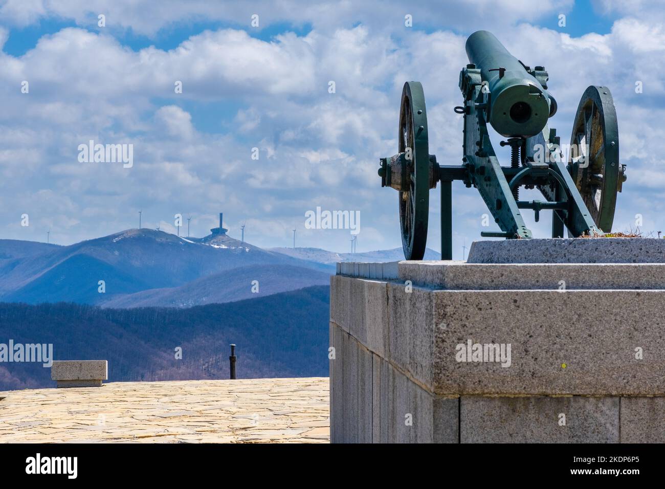 Monument to Freedom commemorating battle at Shipka pass in 1877-1878 in ...