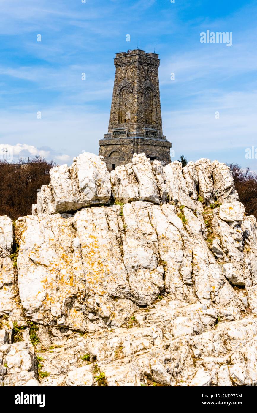 Monument to Freedom commemorating battle at Shipka pass in 1877-1878 in ...