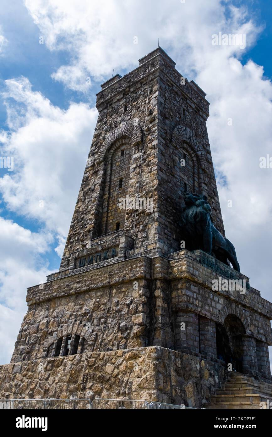 Monument to Freedom commemorating battle at Shipka pass in 1877-1878 in ...