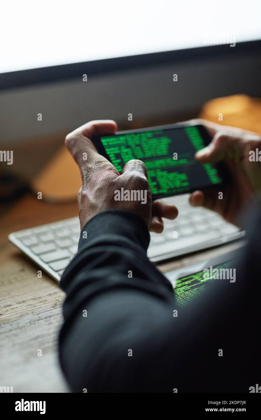 You Never Know Whos Got Your Browsing History An Unidentifiable Hacker Cracking A Computer Code