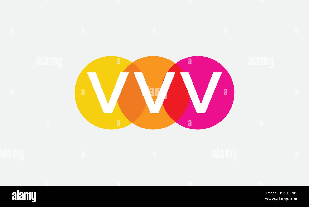 Multi Color Circle logo and colourful circle monogram vector and ...