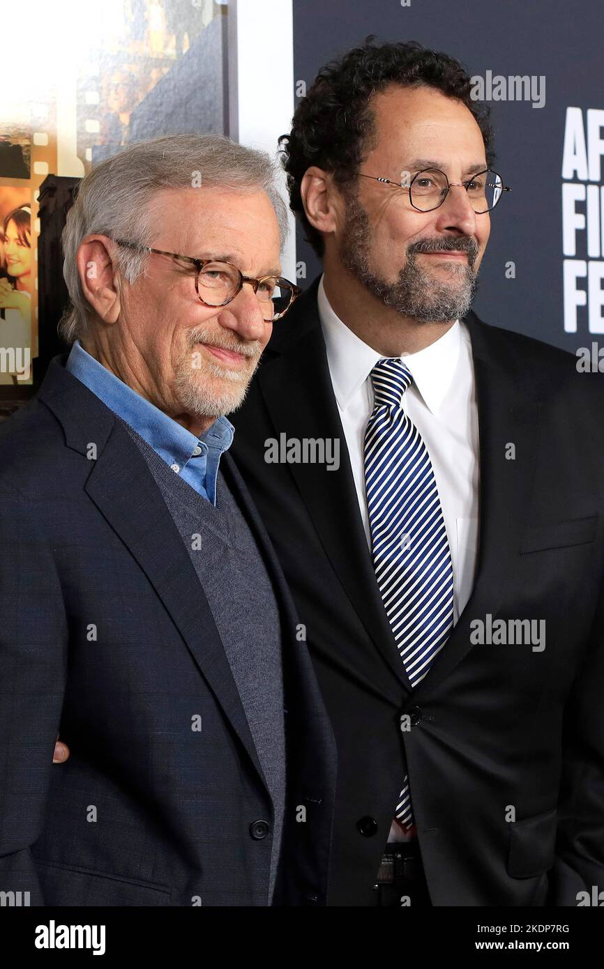 LOS ANGELES - NOV 6: Steven Spielberg, Tony Kushner at the AFI Fest ...