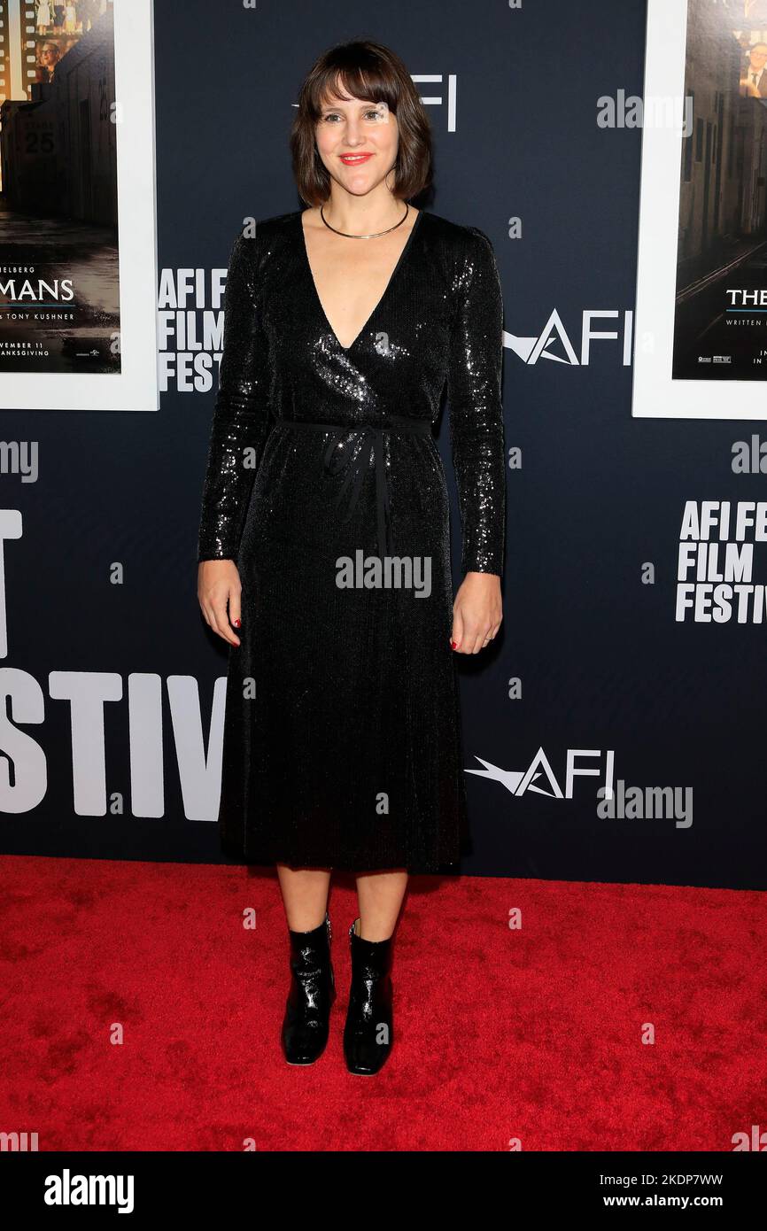 LOS ANGELES - NOV 6: Sarah Broshar at the AFI Fest - The Fabelmans at ...