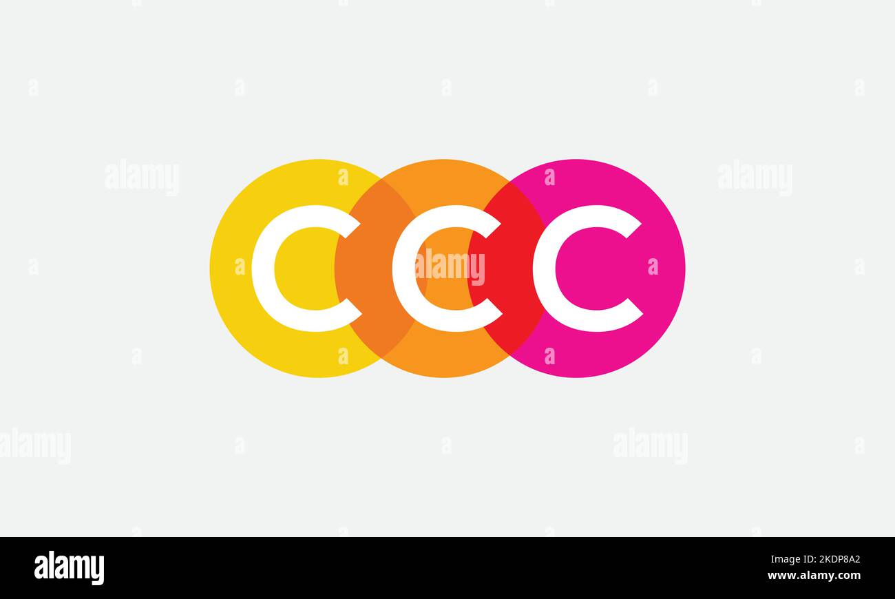 Multi Color Circle logo and colourful circle monogram vector and ...